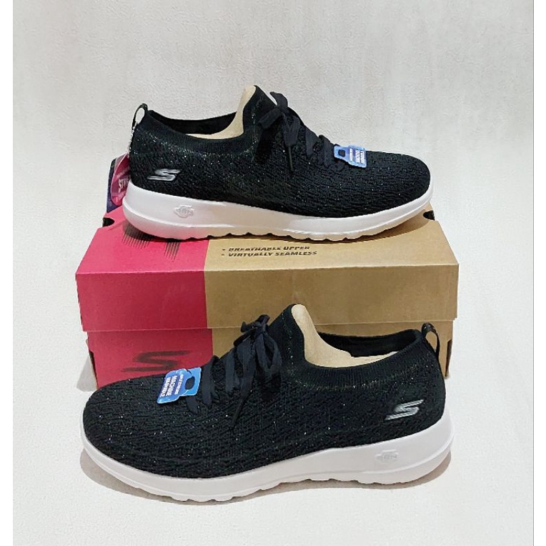 Jual SKECHERS SLIP ON GO WALK JOY 124700/BKW ORIGINAL | Shopee Indonesia
