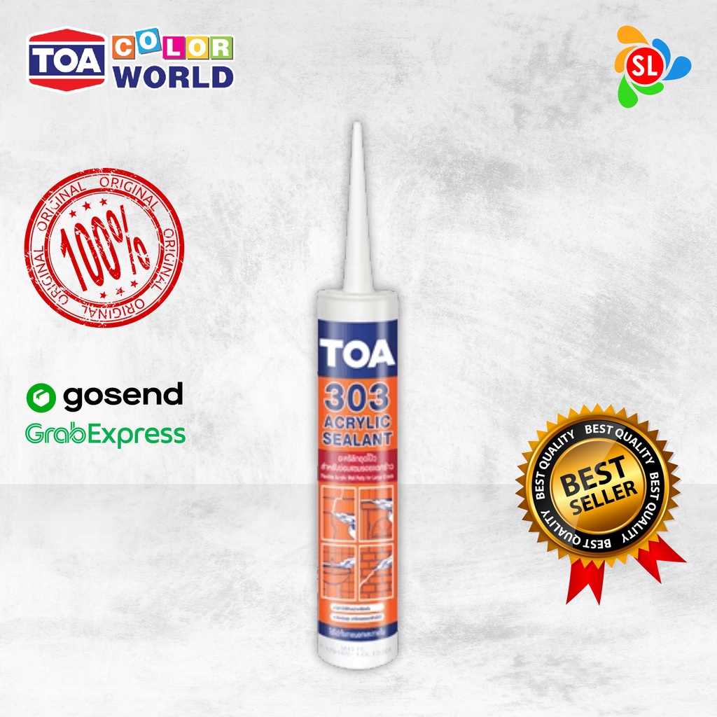Jual Perekat Toa Acrylic Sealant 303 Kemasan 280 ML | Shopee Indonesia