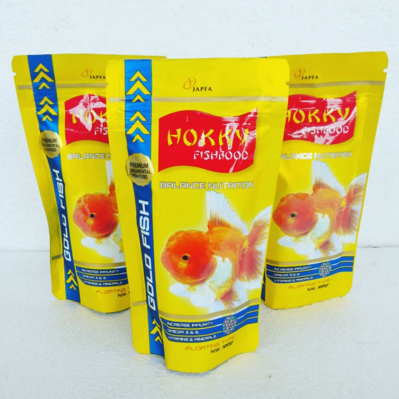 Jual PAKAN ikan hias aquarium 100g HOKKY BALANCE NUTRITION fish food ...