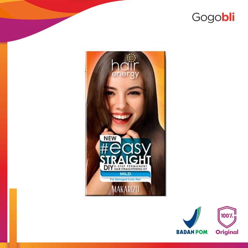 Jual Makarizo Hair Energy Easy Straight Mild Kit 120ml | Shopee Indonesia