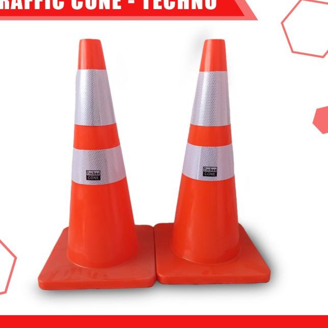 Jual Traffic Cone TECHNO - 70 cm - Putih | Shopee Indonesia