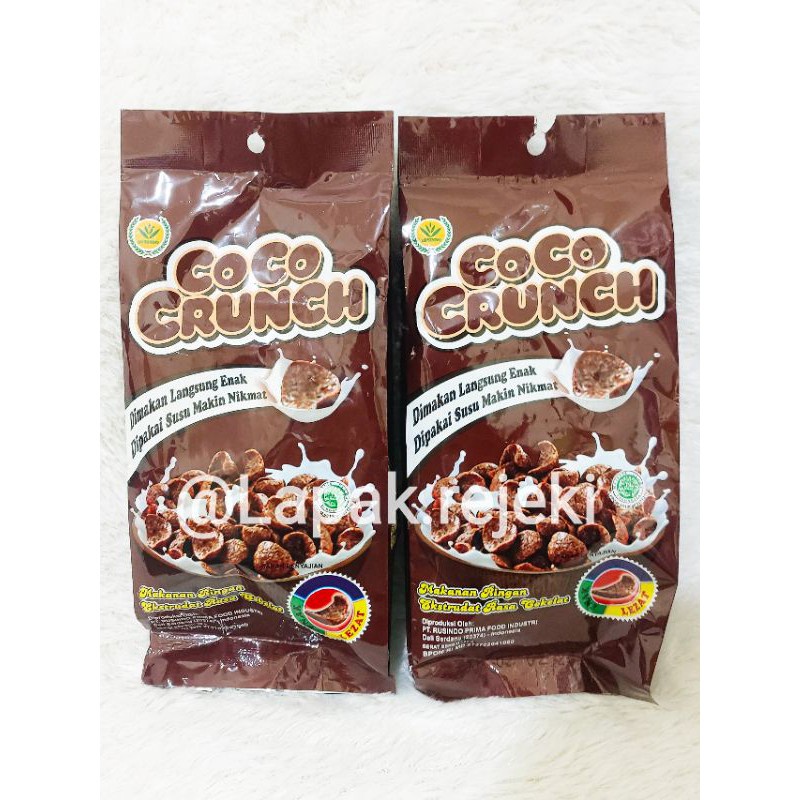 Jual Coco Crunch Rusindo / Makanan Ringan Ekstrudat Rasa Coklat / Dark ...
