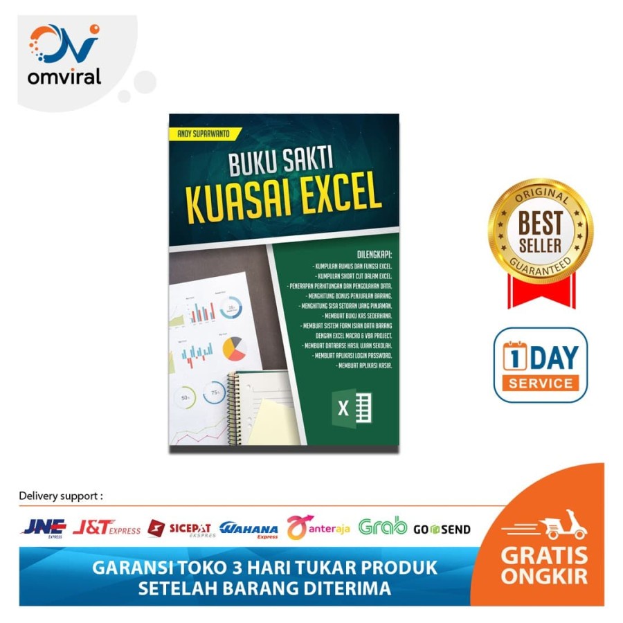 Jual Buku Sakti Kuasai Excel hinggal materi VBA excel Andy Suparwanto ... Jual Buku Sakti Kuasai Excel hinggal materi VBA excel Andy Suparwanto ...