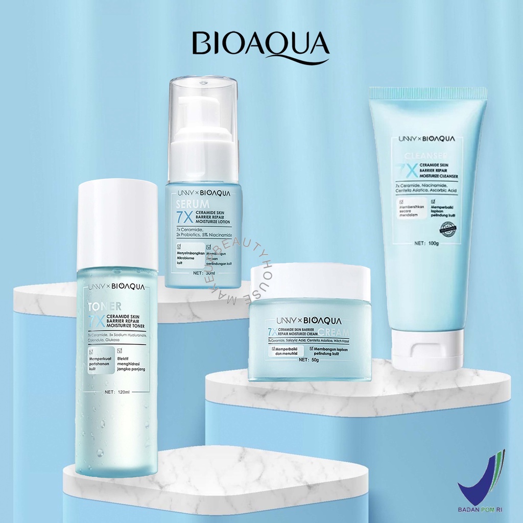 Jual BIOAQUA 7X Ceramide Skin Barrier Repair - Moisture Cream 50 gr ...