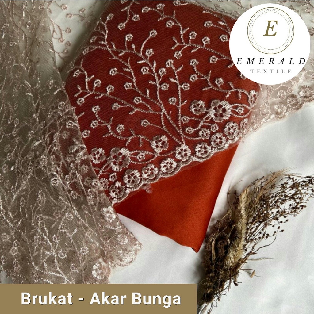 Jual Paket Lengkap Kain Bridesmaid / Kain Satin Velvet Brick Red ...