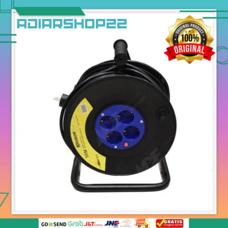 Jual krisbow kabel roll 50 meter | Shopee Indonesia