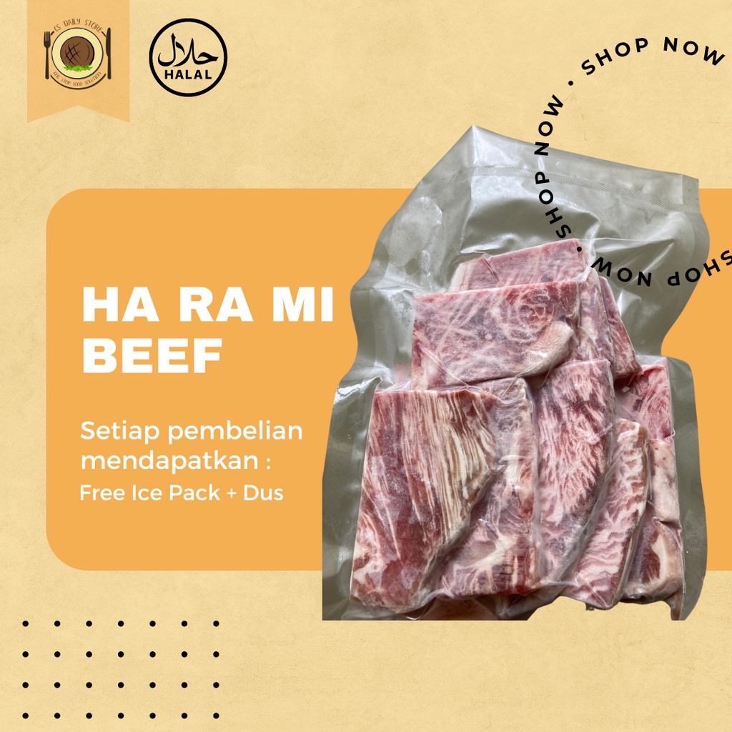 Jual HALAL : Ha - Ra - Mi Beef by CS Daily Store / Daging Sapi Yakiniku ...