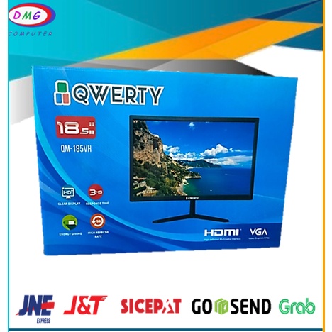 Jual MONITOR LED QWERTY 19 INCH HDMI + VGA | Shopee Indonesia