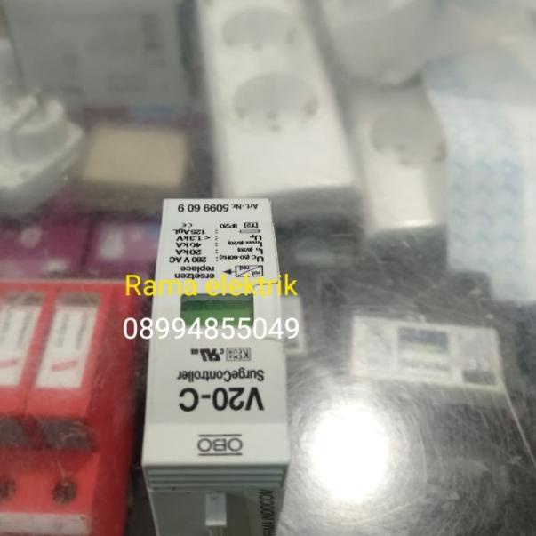 Jual modul mata surge Arrester Obo V20-C 280VAC original | Shopee Indonesia