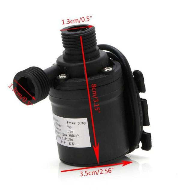 Jual Pompa Air Mini Serba Guna, Powerfull 5m, Aquarium Submersible 12V ...