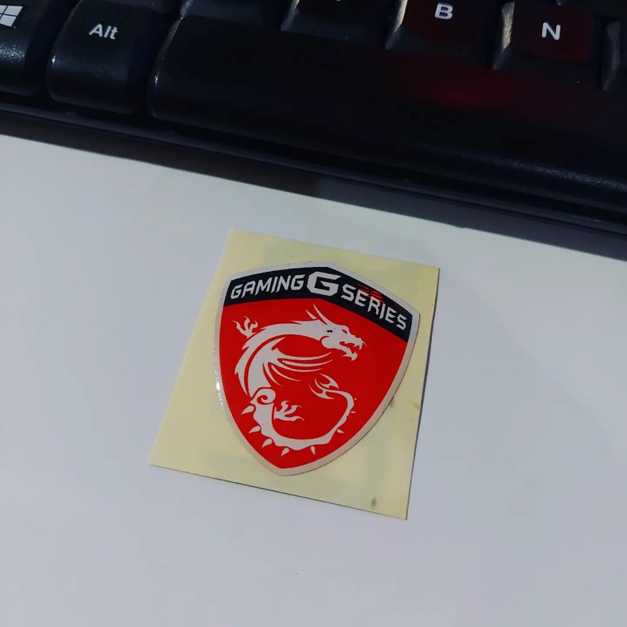 Jual Sticker Timbul Resin Gaming Series MSI Logo Stiker Lentur 3D Kecil ...