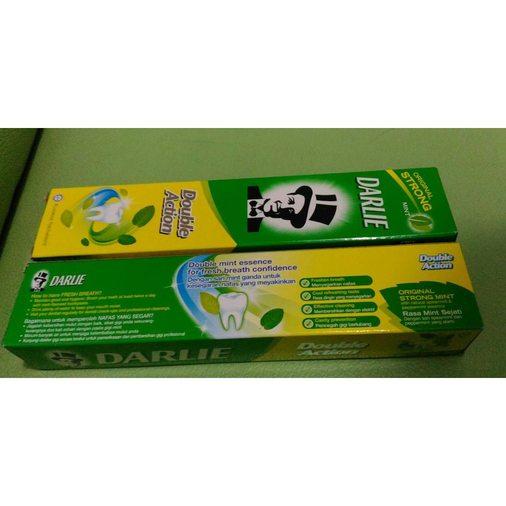 Jual ODOL DARLIE ORIGINAL DOUBLE ACTION FRESH + CLEAN 225 GR (2 PCS ...