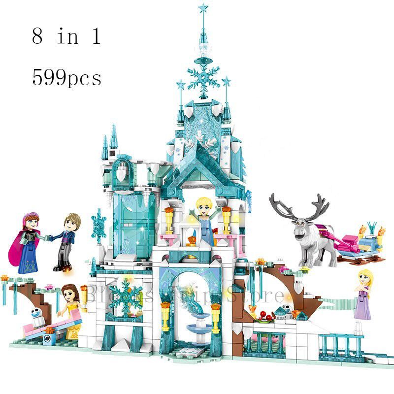 Jual BRICKS PRINCESS FROZEN CASTLE 8 IN 1 SY6583 BRICKS ISTANA ELSA ...
