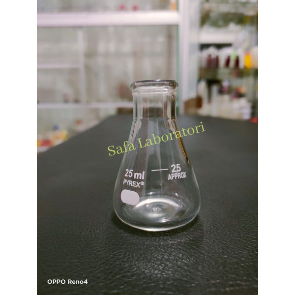 Jual Erlenmeyer Flask 25 ml Pyrex | Shopee Indonesia