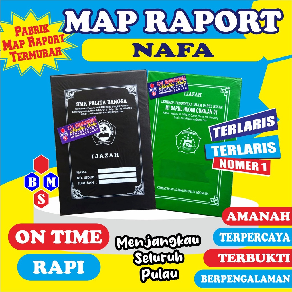 Jual MAP RAPORT K13 / MAP IJAZAH SABLON | Shopee Indonesia
