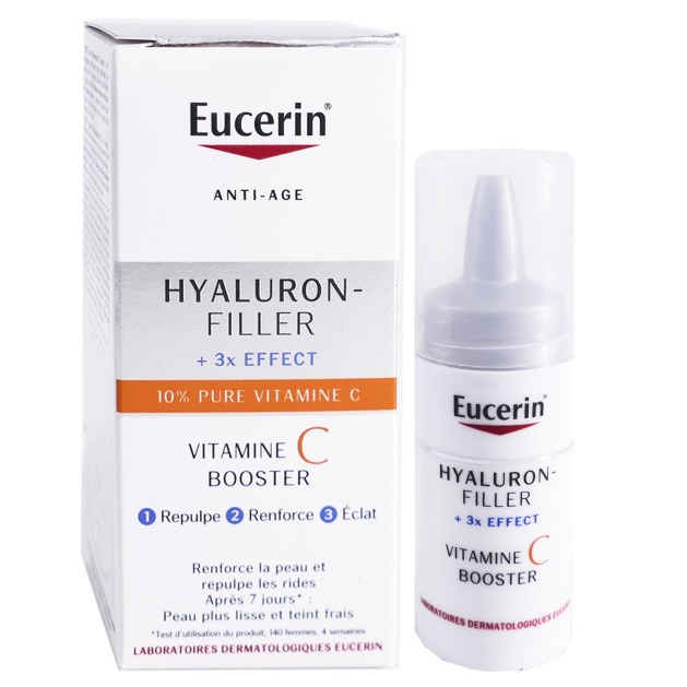 Jual Eucerin Hyaluron Filler 3x Effect Vitamin C Booster 8ml | Shopee Indonesia