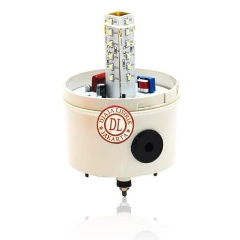 Jual Lampu Led Warning Light Rotary 4 Inch Bunyi Buzzer Multivolt Ac/Dc ...