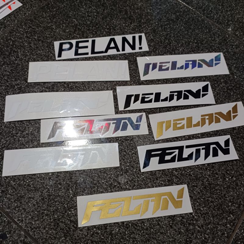 Jual Sticker Motor Pelan! Sticker Pelan! Stiker Pelan! | Shopee Indonesia