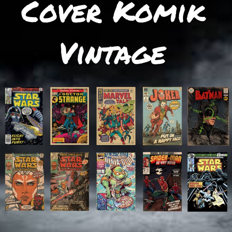 Jual Poster Komik Vintage | Shopee Indonesia