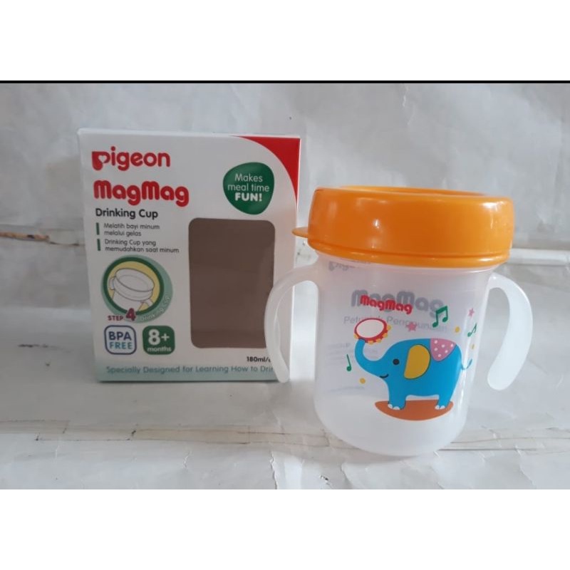 Jual Pigeon Mag Mag Training Cup Step 4 Gelas Minum kemasan dus 180ml ...