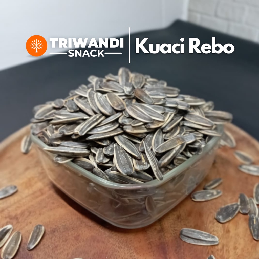 Jual KUACI REBO bunga matahari 100-250gr TRIWANDI SNACK oleh oleh ...