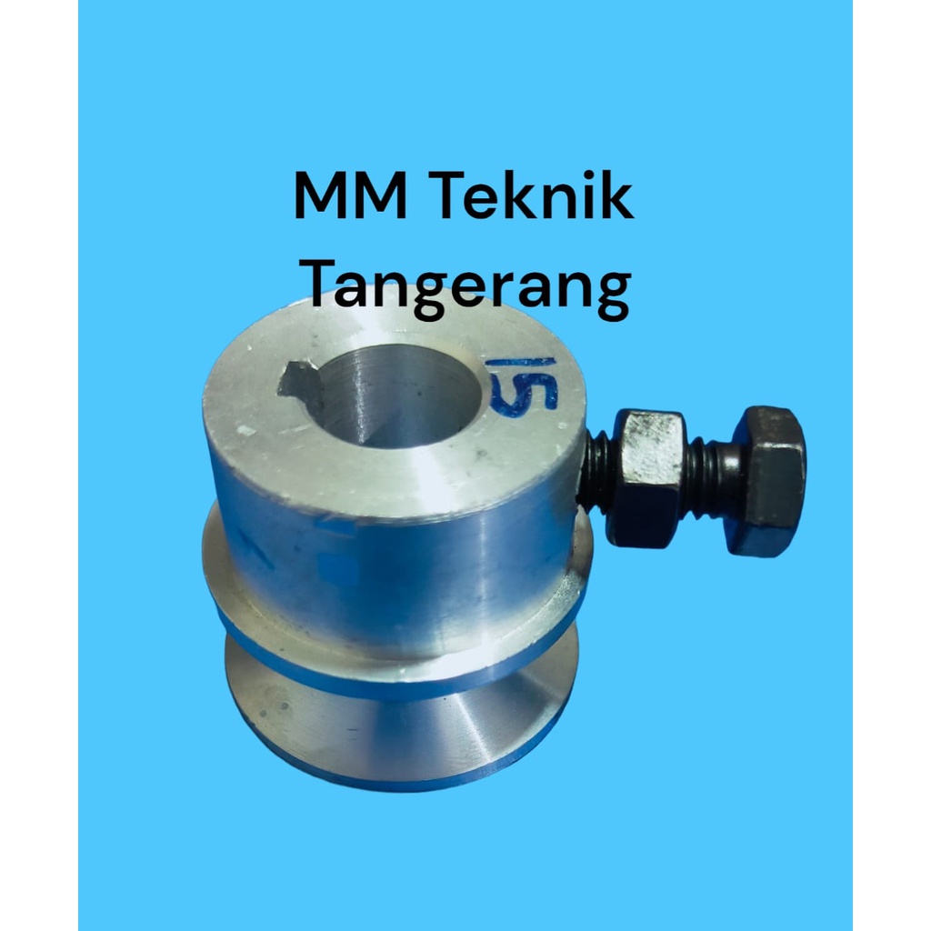 Jual Pully A1 x 1,5 inchi AS 8, 10, 12, 14, 15, 16 mm Alumunium Poli ...