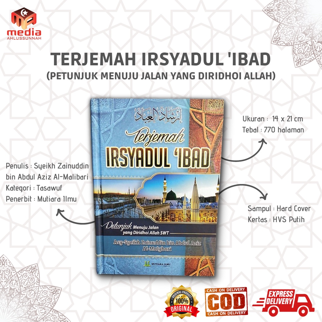 Jual BUKU TERJEMAH IRSYADUL IBAD 'Special Edition' (Sebuah Pedoman & Petunjuk Manusia Ke Jalan ...