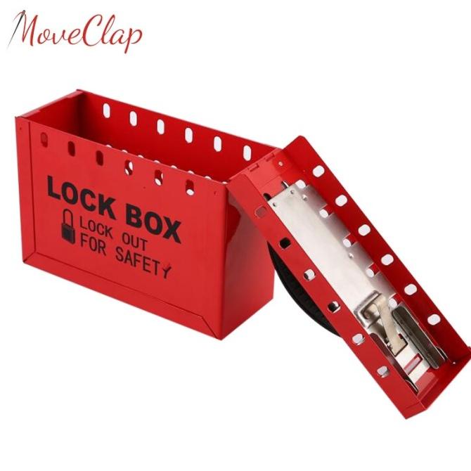 Jual [In Stock] Loto Box For Lockout Tagout Lock Devices Storage, Up To ...