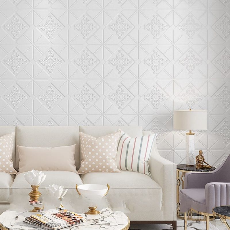 Jual 3D-Foam Dinding Plafon Atap Wallpaper Anti Lembab Gabus Embossed 3 ...