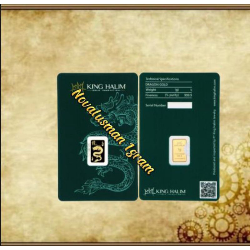 Jual LM King Halim Dragon 1 Gram | Shopee Indonesia