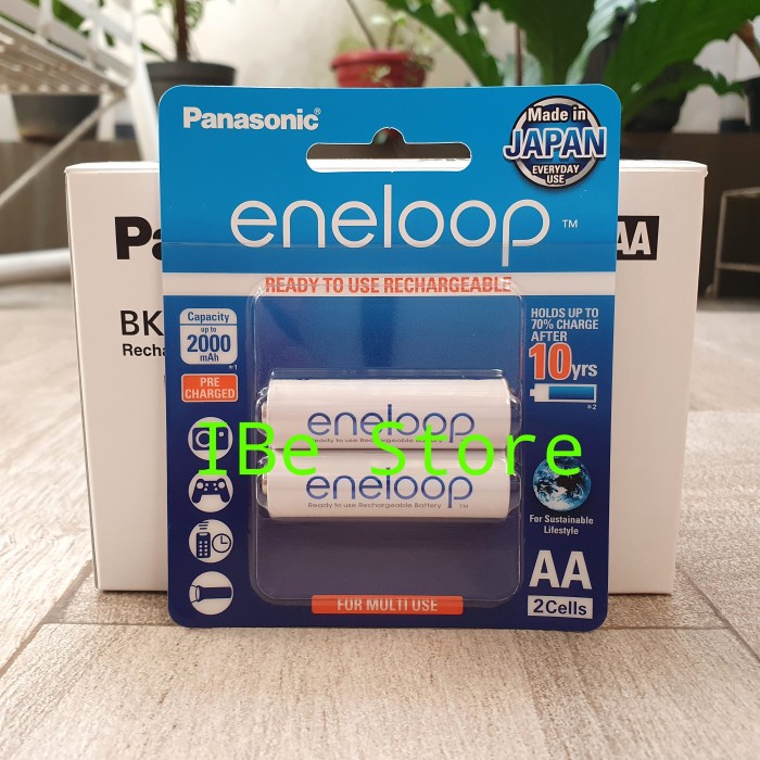 Jual Baterai Rechargeable Panasonic Eneloop Aa 2 Pcs 2000 Mah Shopee