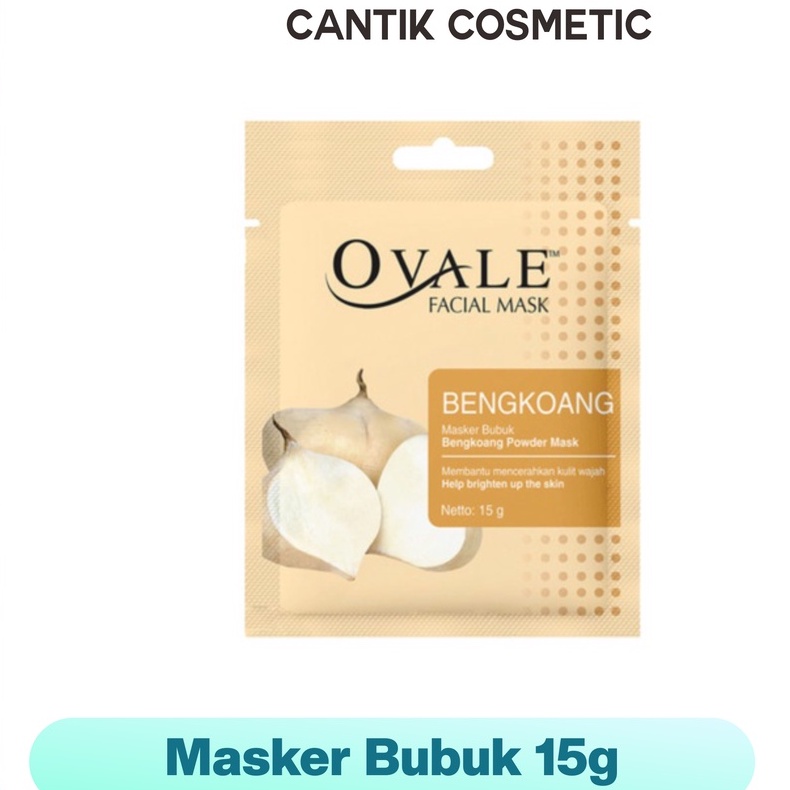 Jual Ovale Facial Mask Masker Bubuk 15g ( Bengkuang) | Shopee Indonesia