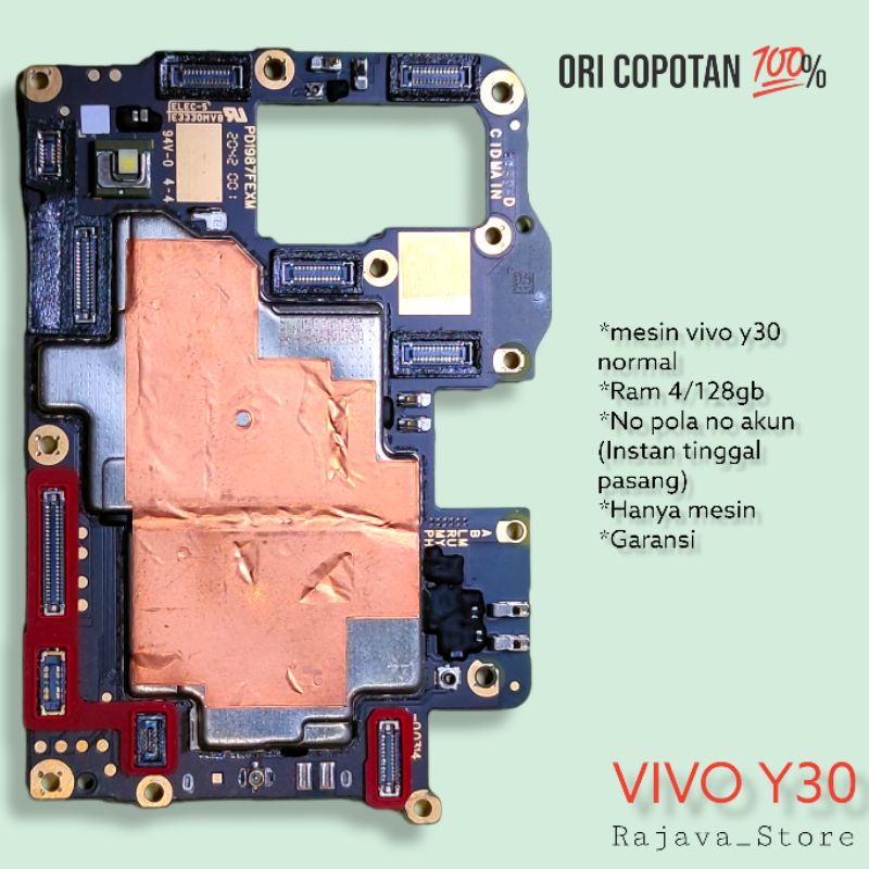 Jual Mesin vivo y30 normal tested segel ori original cabutan copotan ...