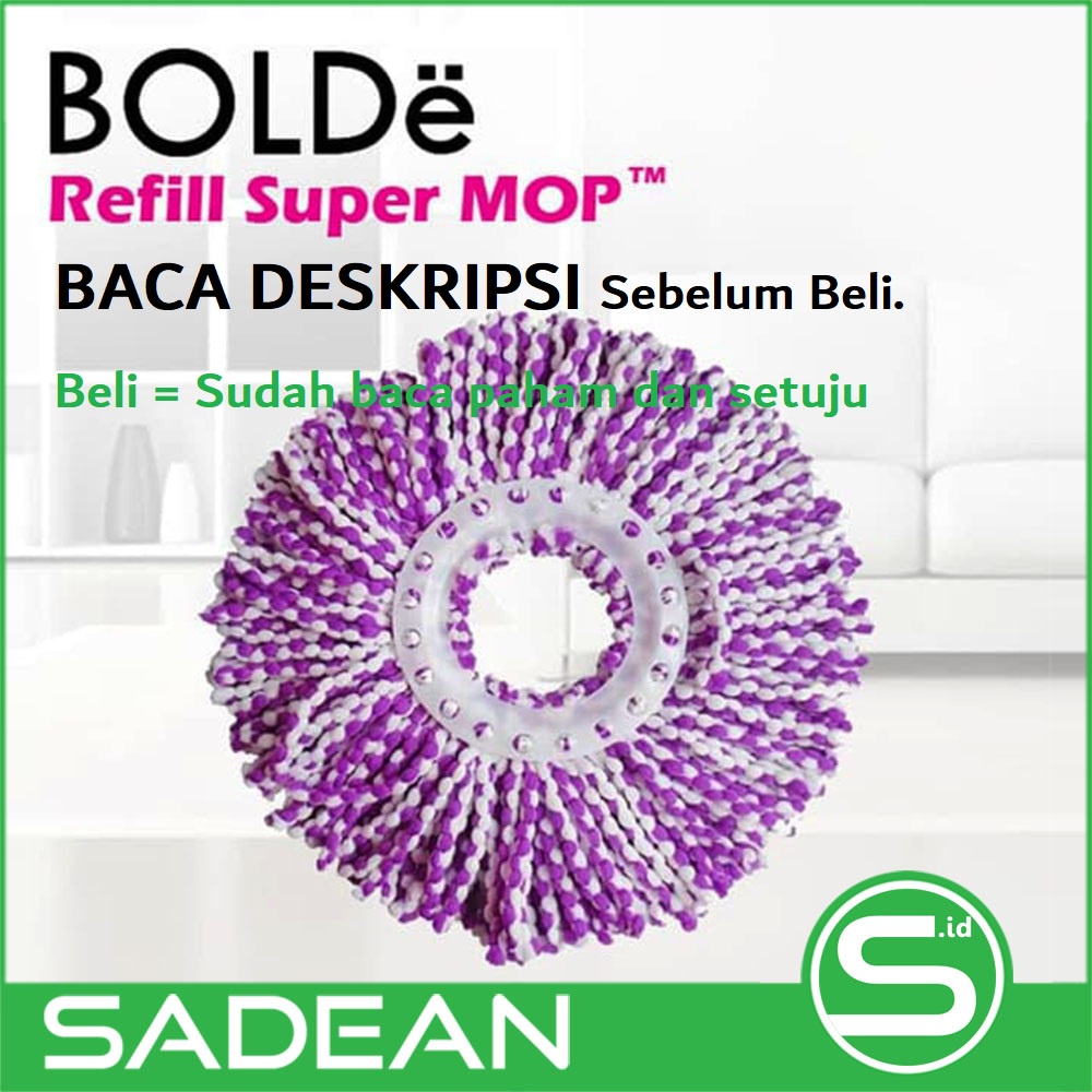 Jual Kain Pel Refill Microfiber Super Mop BOLDe Supermop | Shopee Indonesia