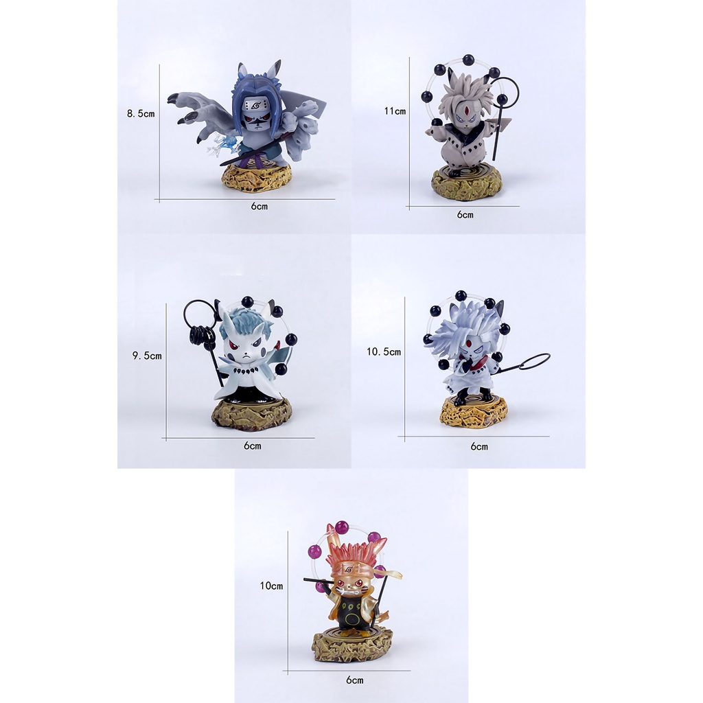 Jual Naruto Pikachu Sasuke Madara Obito Rikudo Sennin Nendoroid Action ...