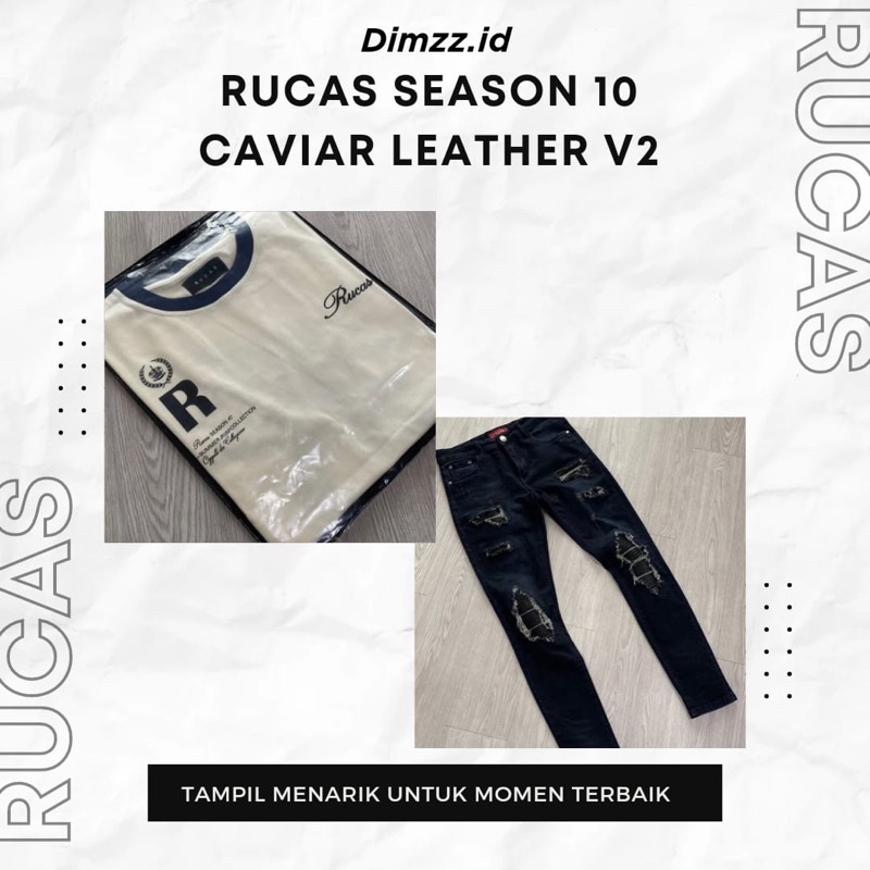 Jual Rucas Season 10 ( Caviar Leather Navy & T-Shirt Palm ) | Shopee ...