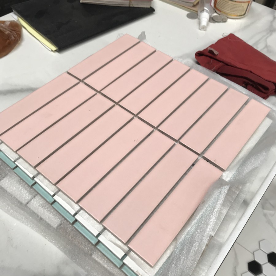 Jual MOSAIC TILE KERAMIK PERSEGI PANJANG / MOZAIK LANTAI DINDING DAPUR ...