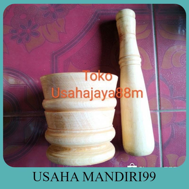 Jual Set Lumpang Alu Kecil TERMURAH SET LUMPANG KAYU KECIL + ALU ...