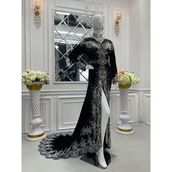 Jual NEW GAUN PENGANTIN BELUDRU KUTU BARU BEREKOR/BAJU PENGANTIN ADAT ...