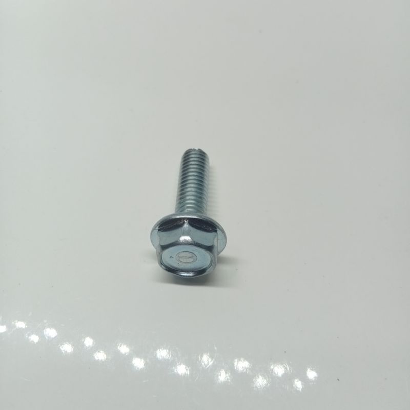 Jual BAUT 10 M6X10 M6X15 M6X20 M6X30 ORI FLANGE TOPI PANJANG 1cm 1,5cm 2cm 3cm | Shopee Indonesia