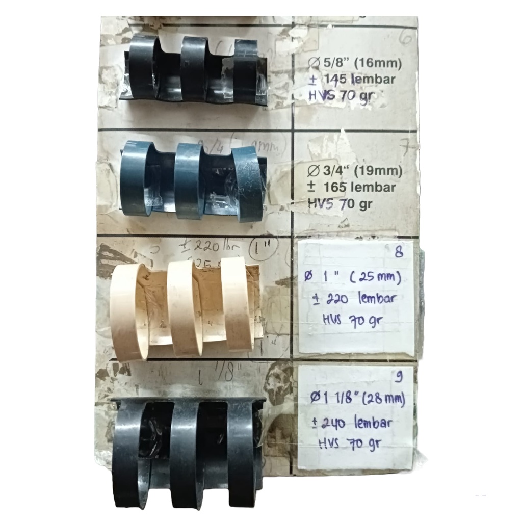 Jual Ring/ Spiral Plastik 3/4" (19mm) 1 Batang (BACA DESKRIPSI ...