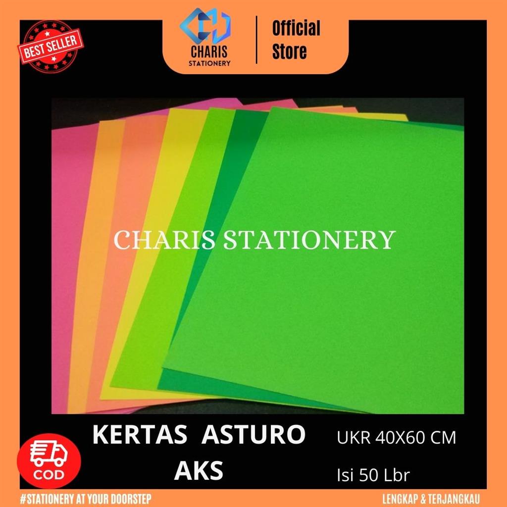 Jual CHARIS STATIONERY - Kertas Asturo AKS (50 Pcs/Pak) | Shopee Indonesia