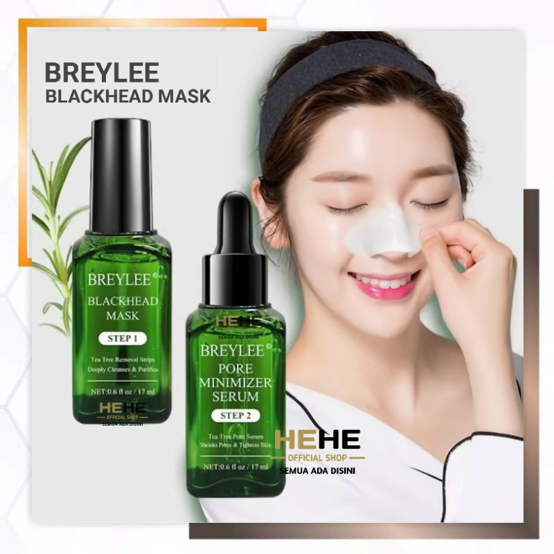 Jual Breylee Blackhead Mask Step 1 Masker Angkat Komedo dan Step 2 Pore ...