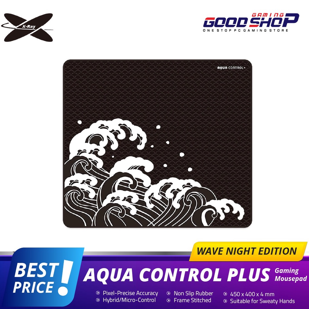 Jual Xraypad Aqua Control + Wave Night - Gaming Mousepad | Shopee Indonesia