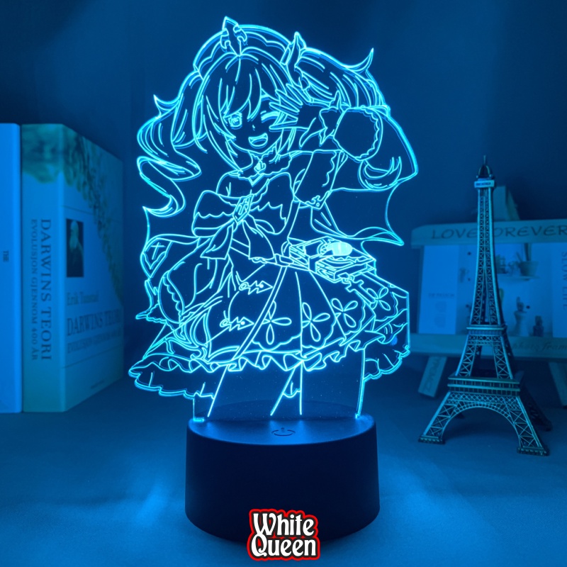 Jual Barbara lampu Hias led 3D RGB - lampu tidur acrlylic Genshin ...