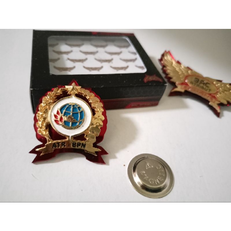 Jual Pin/Brivet Atr Bpn Warna Putih Hott Product Best Quality | Shopee ...