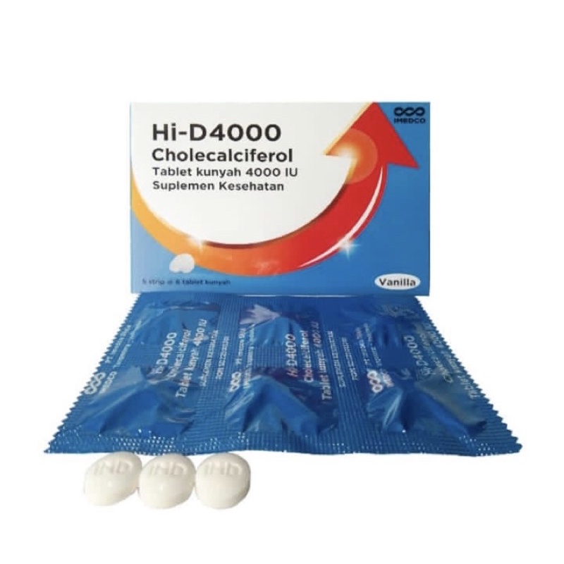 Jual Hi D4000 box 30 tablet ( vitamin D4000IU ) | Shopee Indonesia