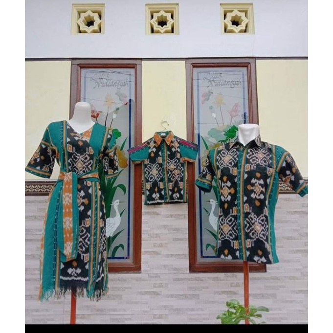 Jual SET COUPLE SARIMBIT TENUN IKAT CP58C | Shopee Indonesia