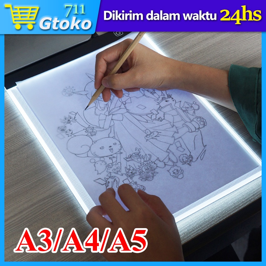 Jual LED Drawing Tracing Stensil Board Jiplak Gambar Copy Papan LED ...