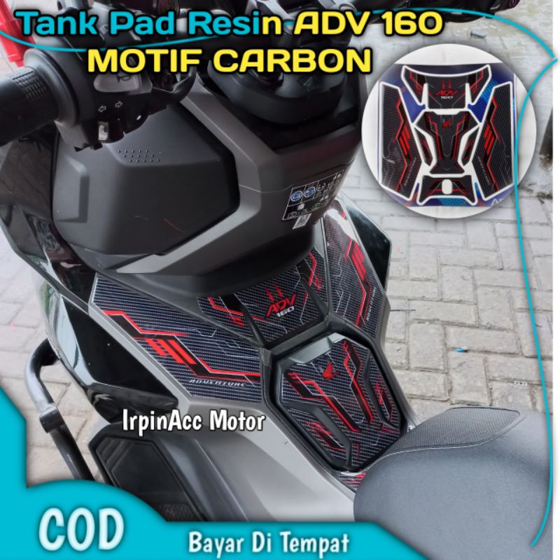 Jual Stiker TankPad Adv 160 Resin Tank Pad Adv 160 Resin Motif Carbon ...